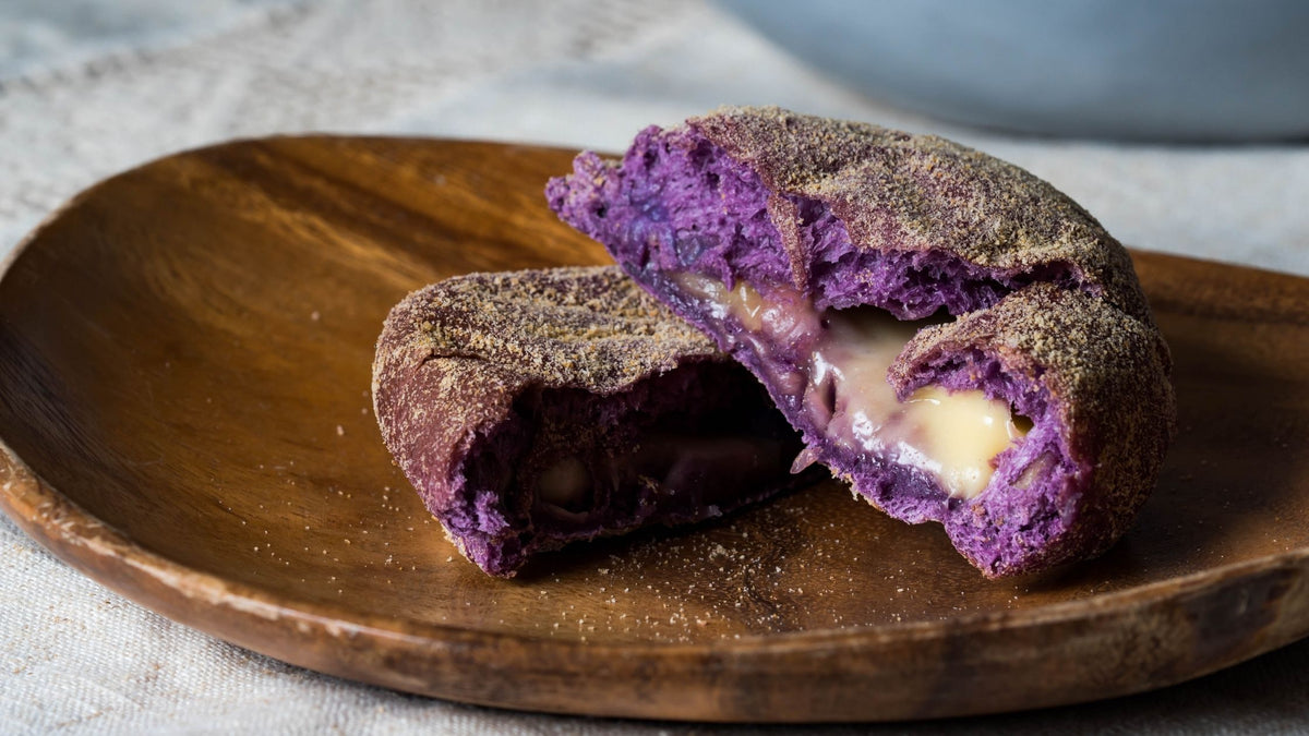 Giant cheesecake stuffed Ube cookie – eatsoco